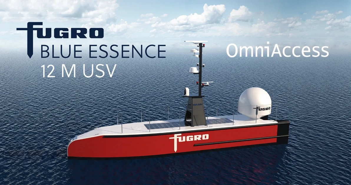 OmniAccess connecting Blue Essence USV at Oceanology International 2022 ...